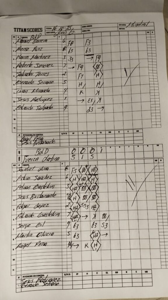 FUERZA LATINA vs BLD - Softbol Hermosillo 2025